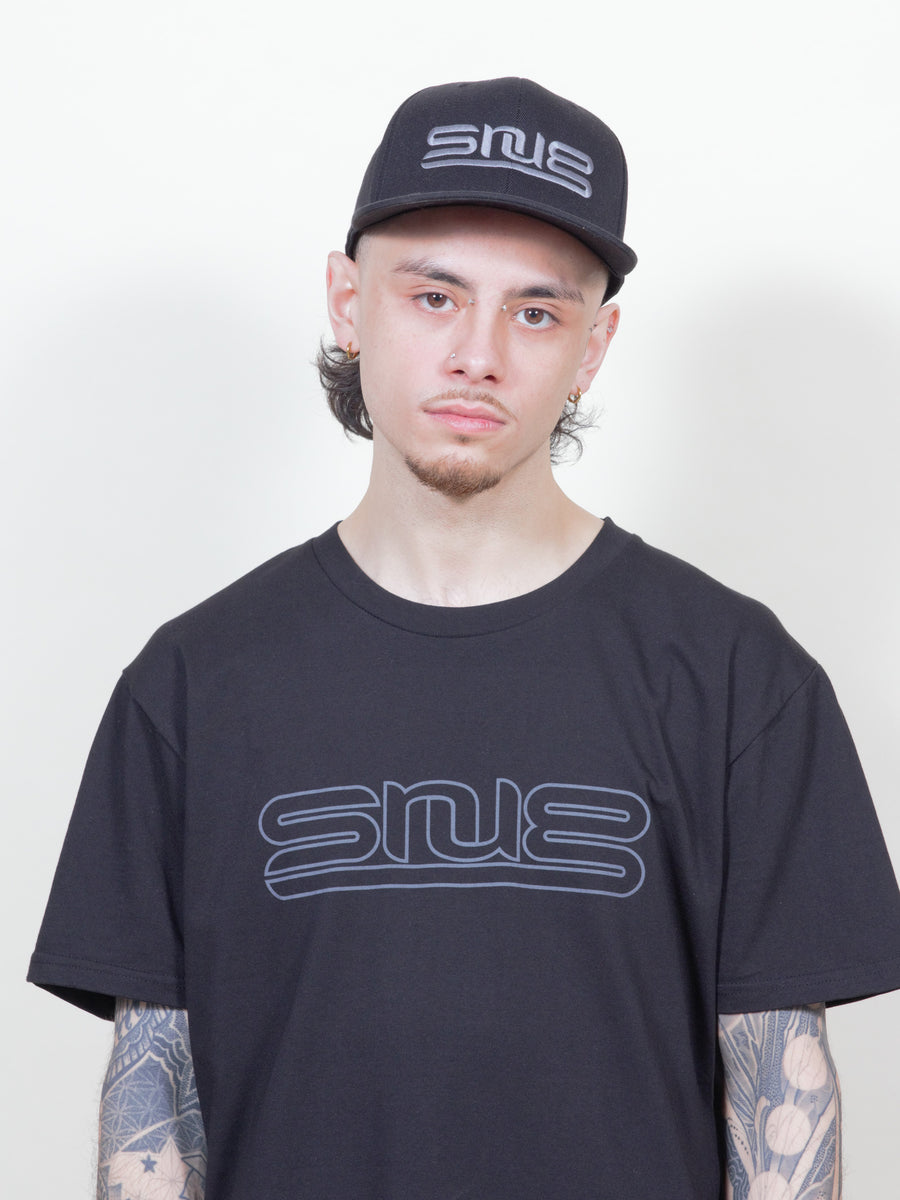 Snug - Classic Logo - Black Structured Snapback – Snug Industries